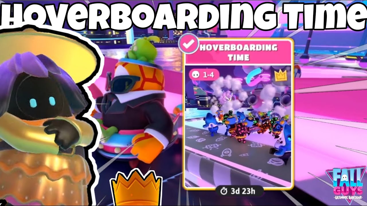 Fall Guys New Show Hoverboarding Time - YouTube