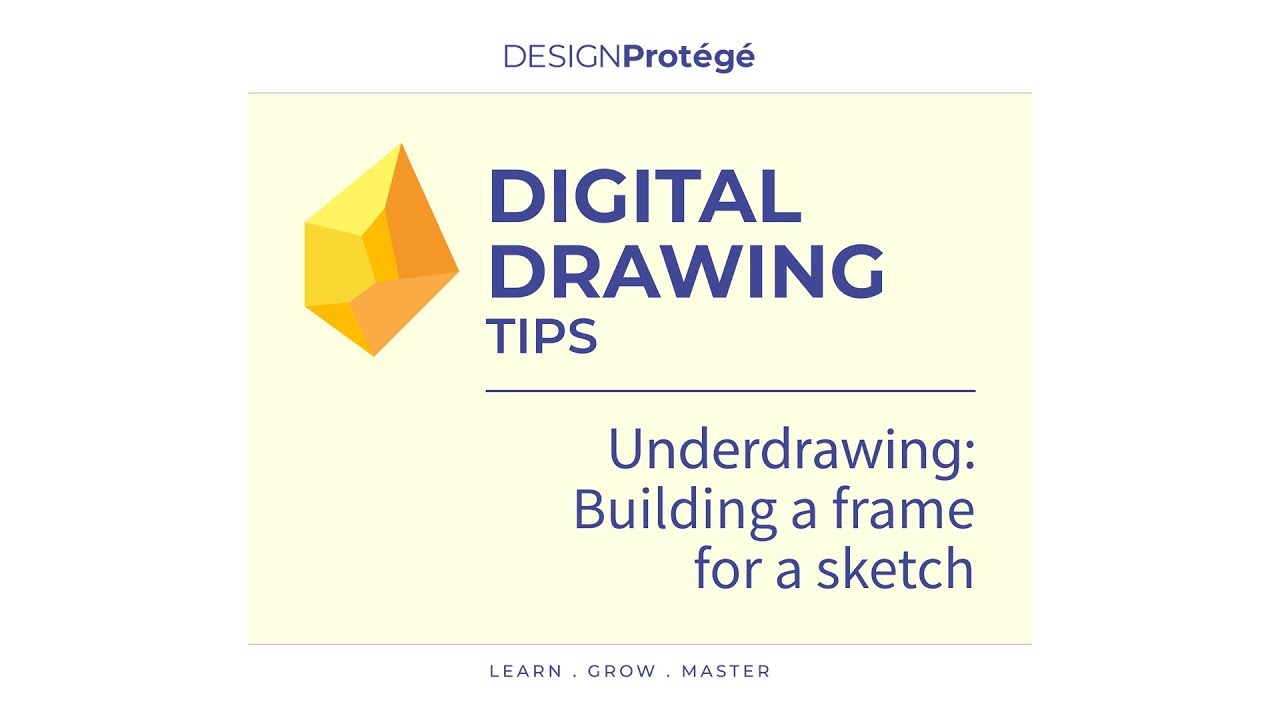 Underdrawing - Building a Framework for a sketch - YouTube