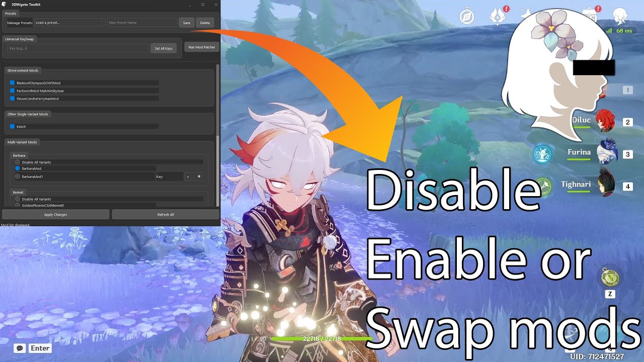3D migoto Toolkit v1 - Mod genshin Impact - YouTube