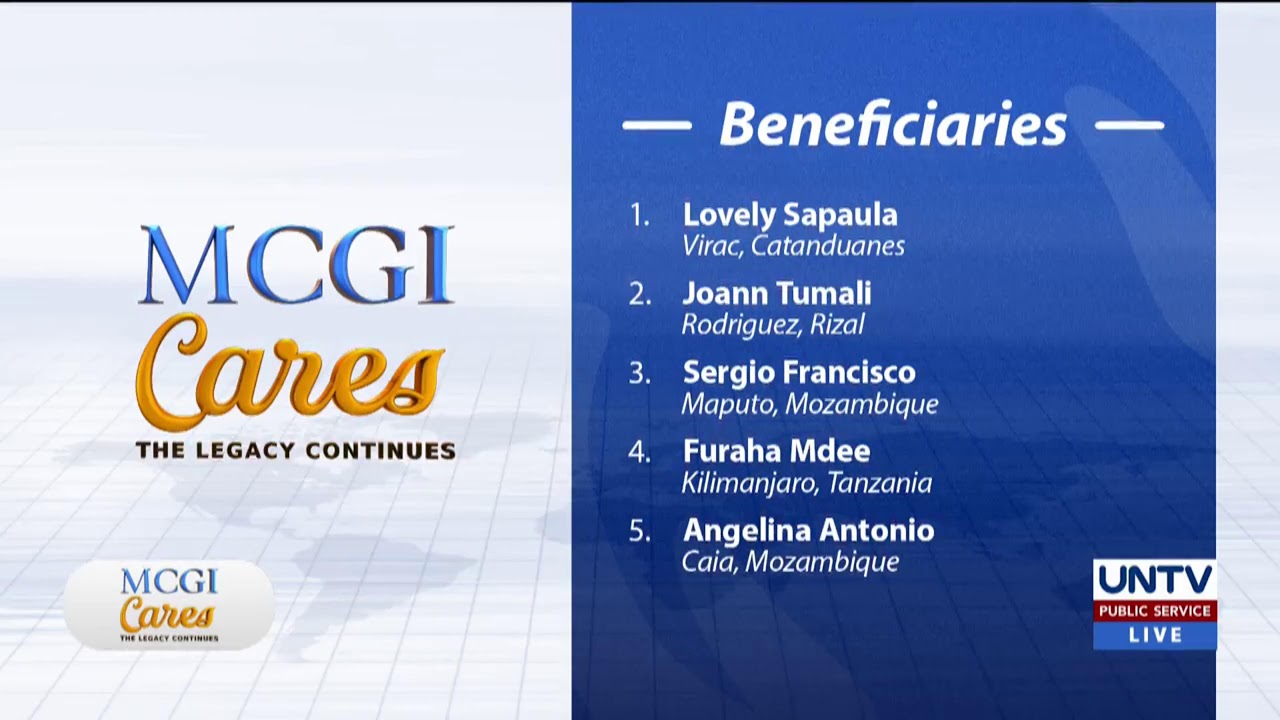 MCGI Cares: The Legacy Continues Charity Event - YouTube