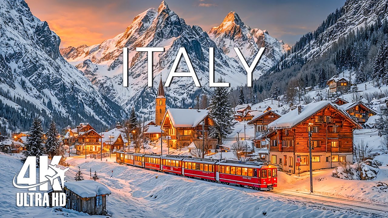 Italy 4K | Majestic Dolomites, Alpine Villages & Stunning Winter ...