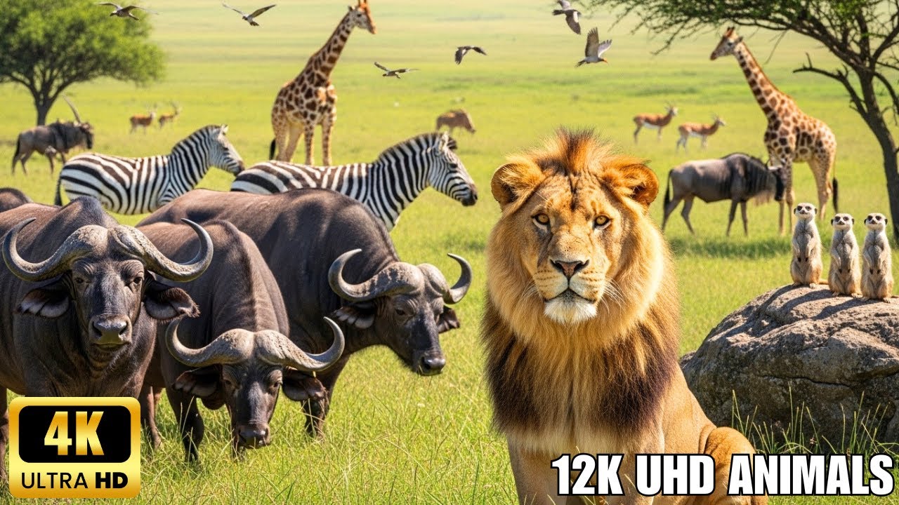 African Wildlife 4K: The Heart of Tanzania - 4K Wildlife Movie with ...