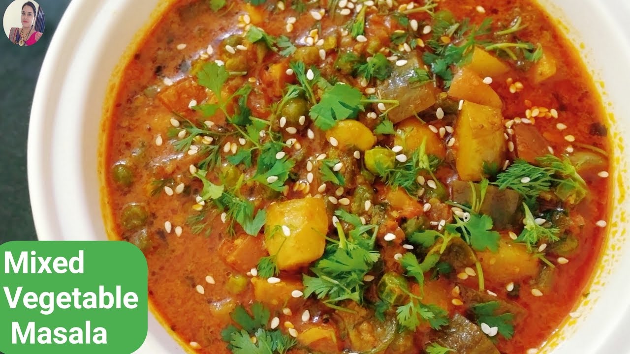 Mixed vegetable masala | Maharastrian recipe |sankrant recipes | bhogi ...