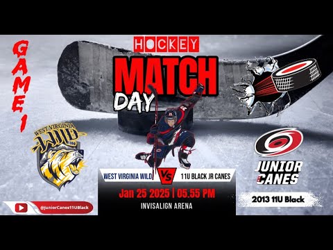 Jr Canes 11U Black vs West Virginia Wild 12U A - Game 1 (1 of 4 ...