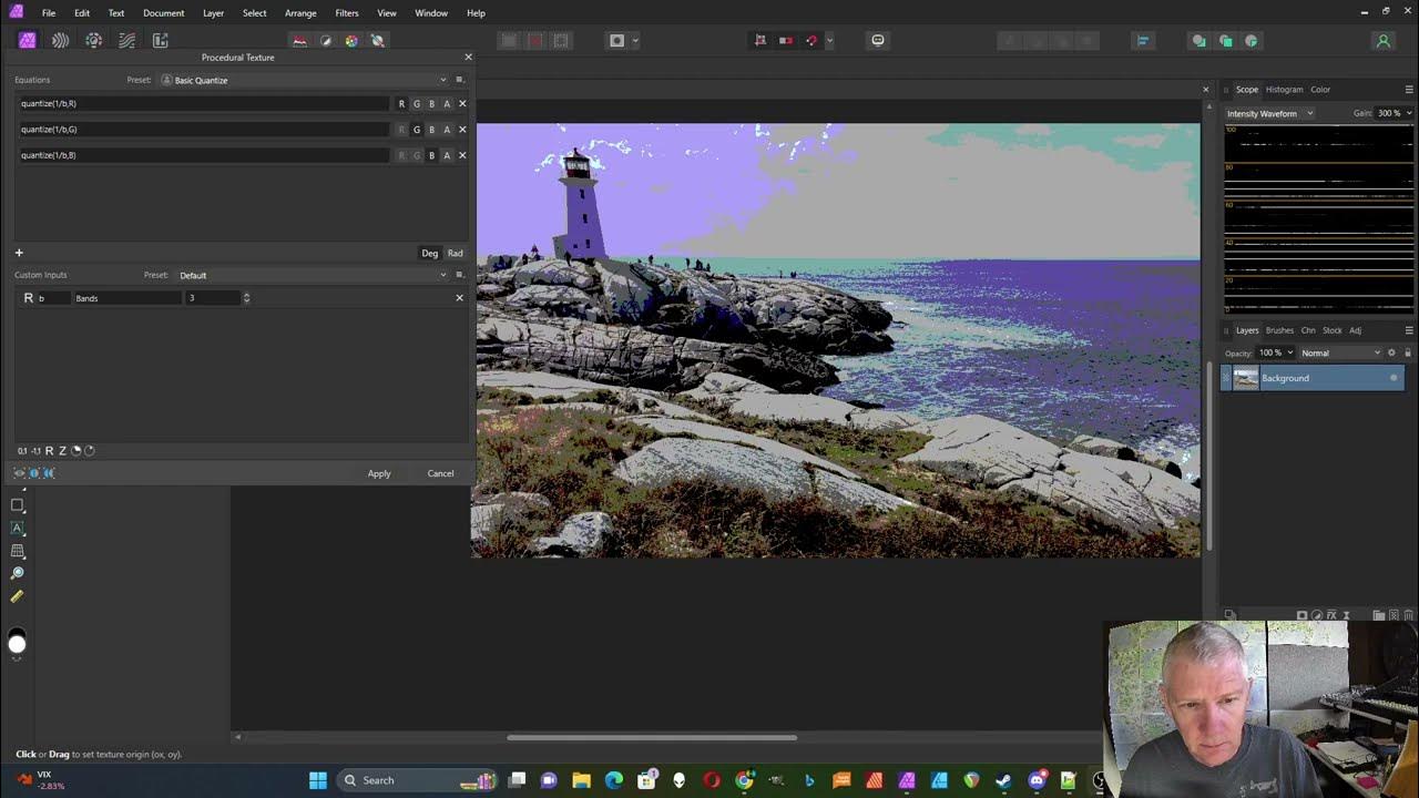 Using Quantize Functions in Affinity Photo's Procedural Texture Filter - YouTube