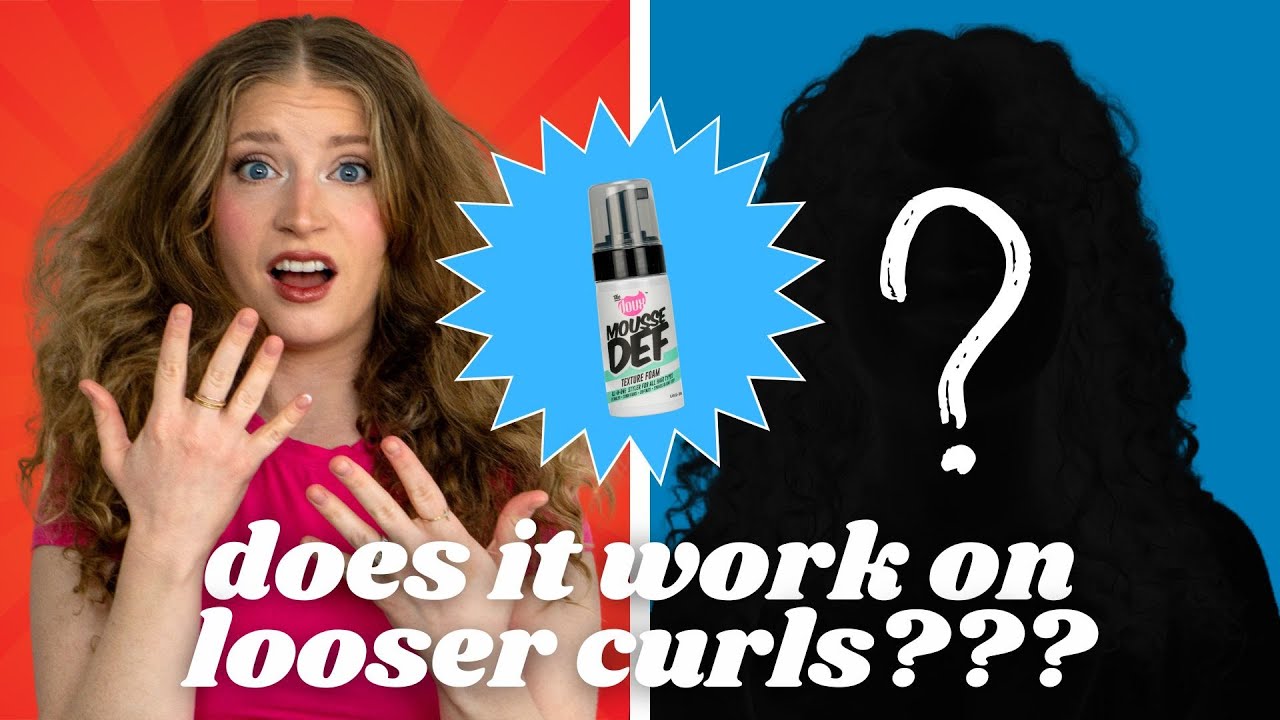 Does this Famous MOUSSE Work On Looser Curls?! | The Doux Mousse Def ...