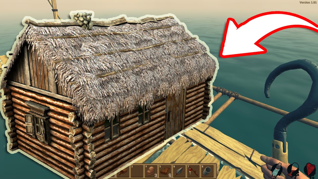 I Made House On A Raft Boat In Middle Of Sea | Ocean Nomad Game - YouTube