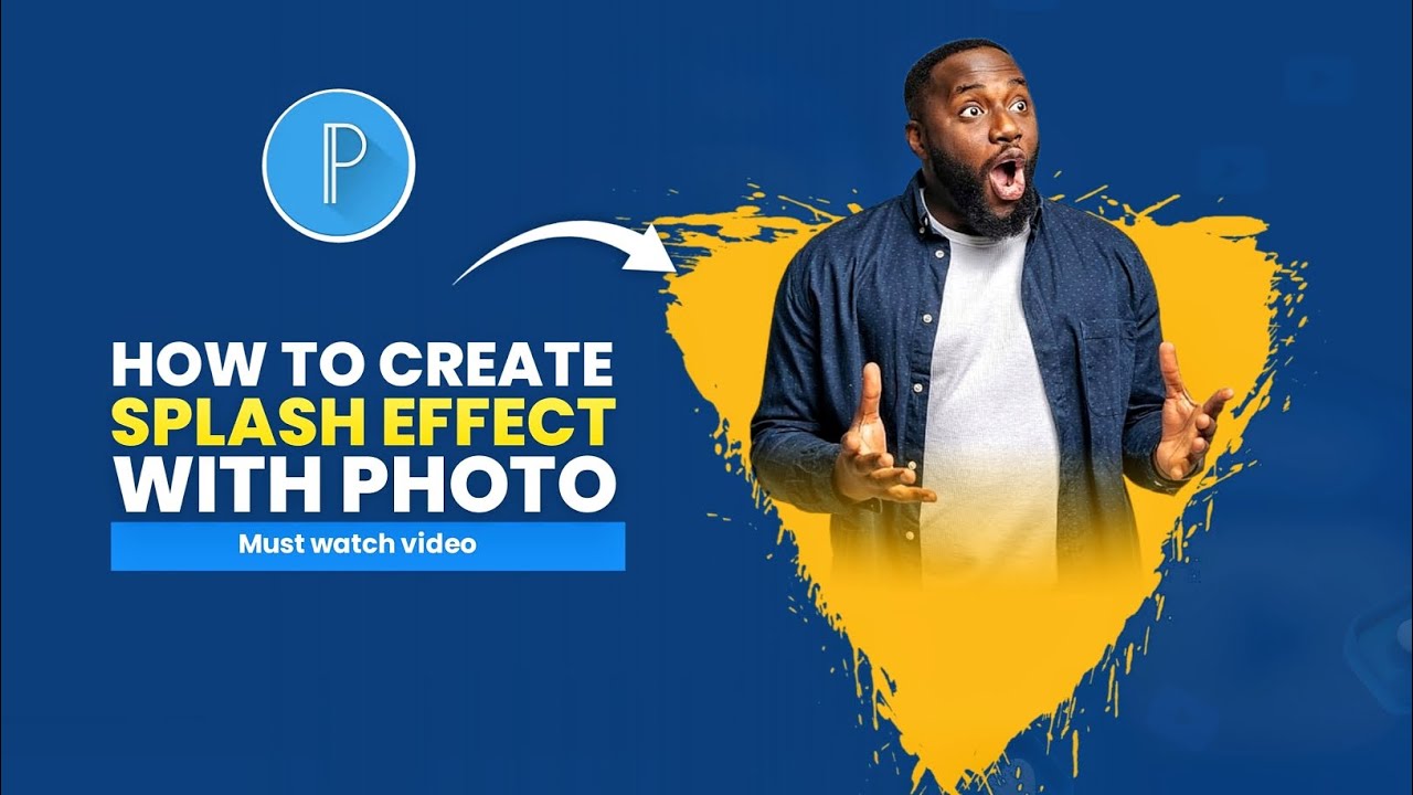 How To Create Splash Effect With Photo In Pixellab || Must Know ...
