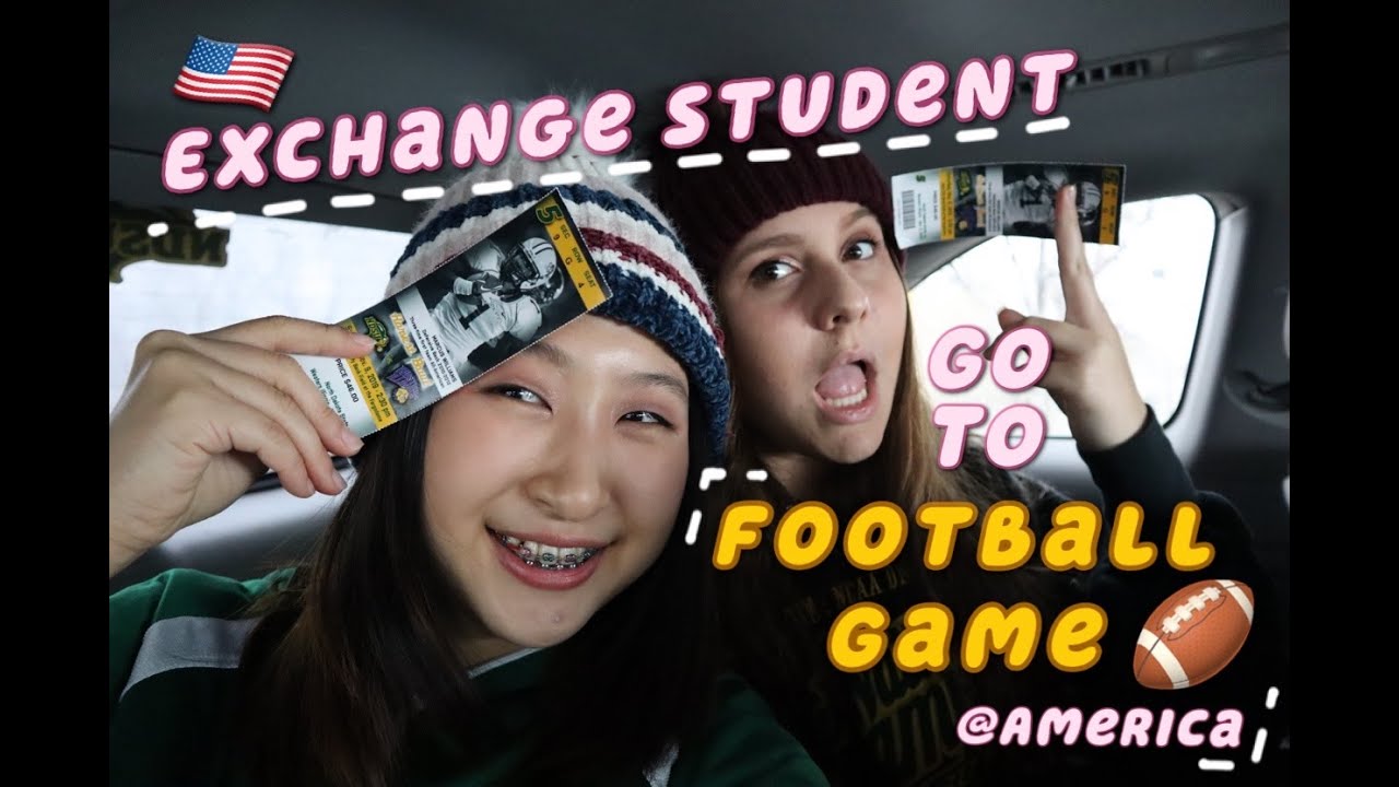 นักเรียนแลกเปลี่ยนไปงาน Football Game 🏈 ที่อเมริกา🇺🇸 l Exchange Student ...