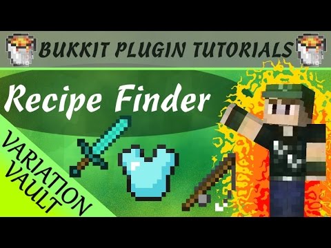 Recipe Finder | Shows every recipe! | Minecraft Bukkit Plugin - YouTube