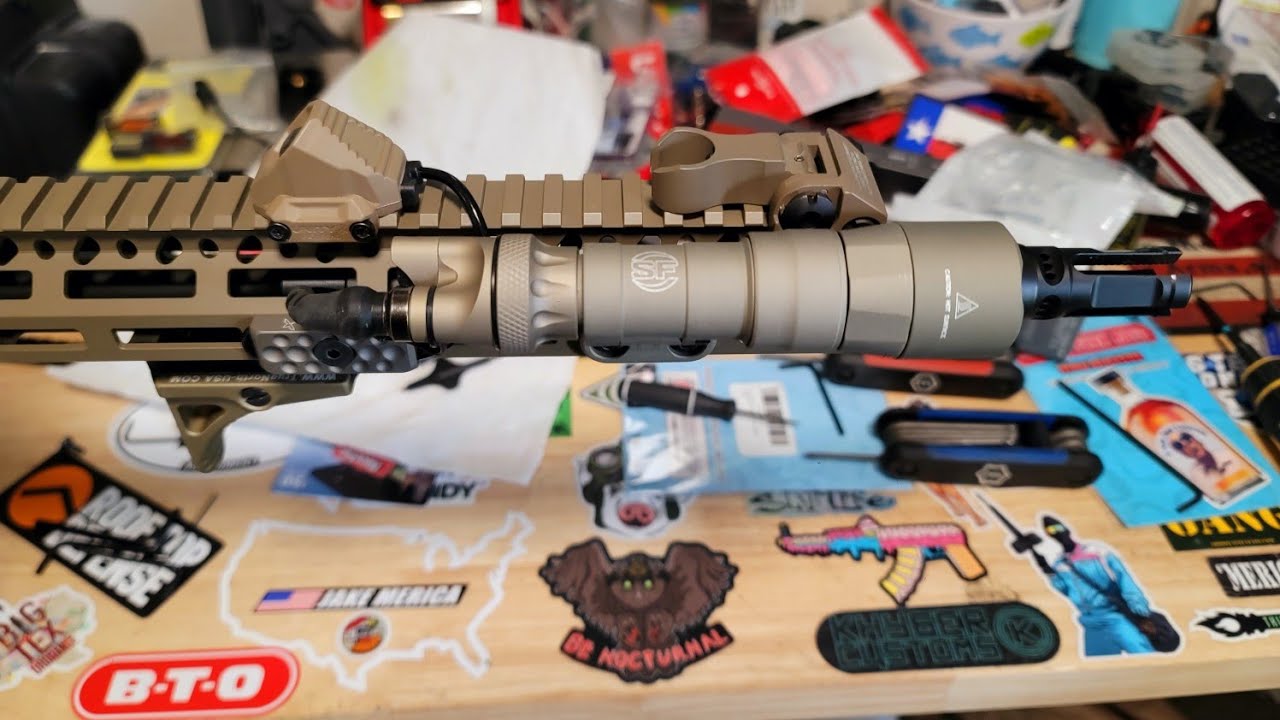 SUREFIRE TURBO 18350 TAN M340DFT-TN-PRO - YouTube