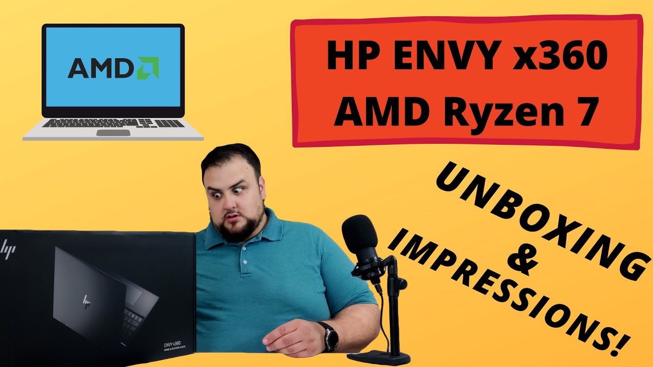 HP Envy x360 Ryzen 7 | Unboxing and Impressions! - YouTube
