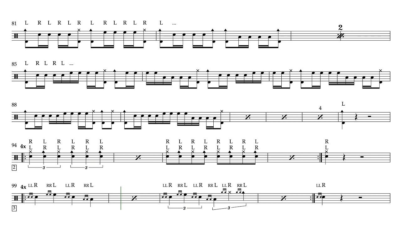 Marvin "Smitty" Smith's Rudimental Ritual (80bpm) - YouTube