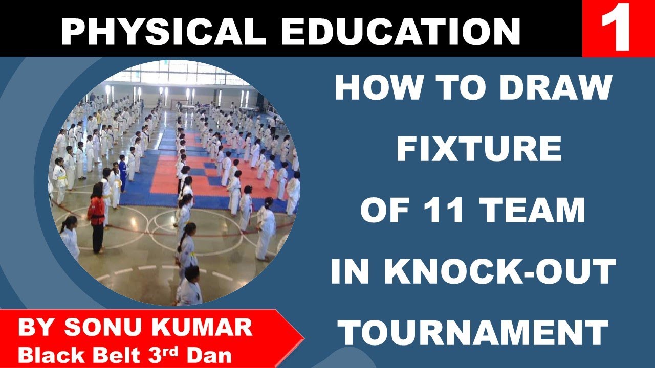 HOW TO DRAW FIXTURE IN KNOCKOUT TOURNAMENT नॉक आउट टूर्नामेंट में ...