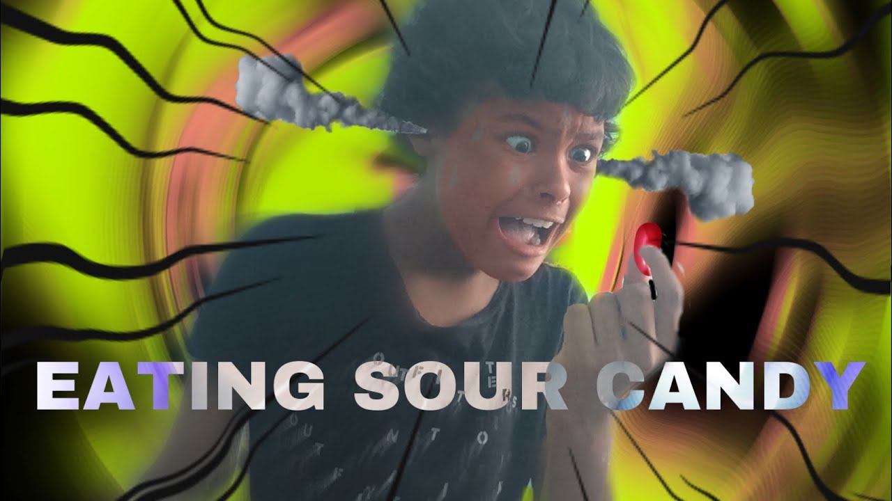 Eating sour candy - YouTube