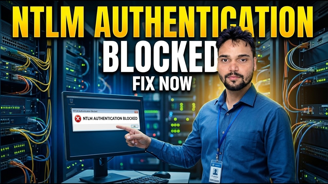 NTLM Authentication Blocked? Don't Reinstall Windows - YouTube