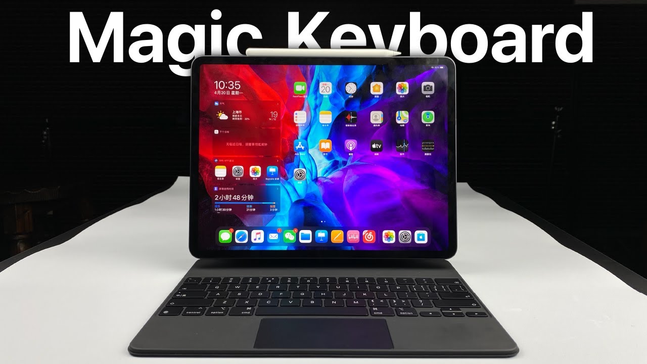 Magic Keyboard for iPad Pro unboxing & Hands-on - YouTube