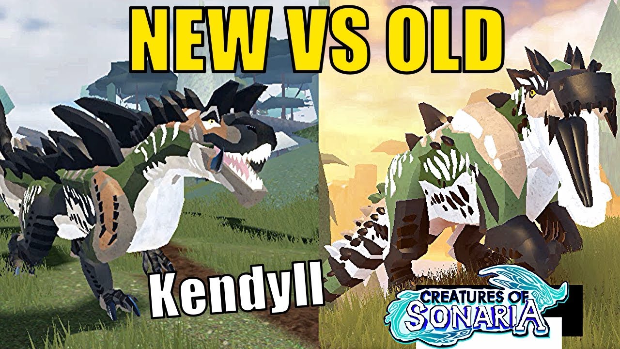 Kendyll REMAKE! Old vs New Model! Creatures of Sonaria - YouTube
