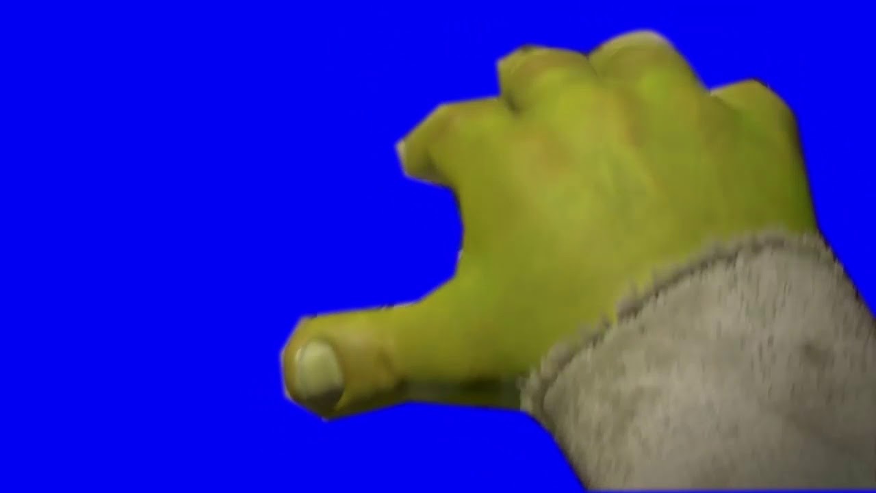 Shrek Page Tear Blue Screen - YouTube