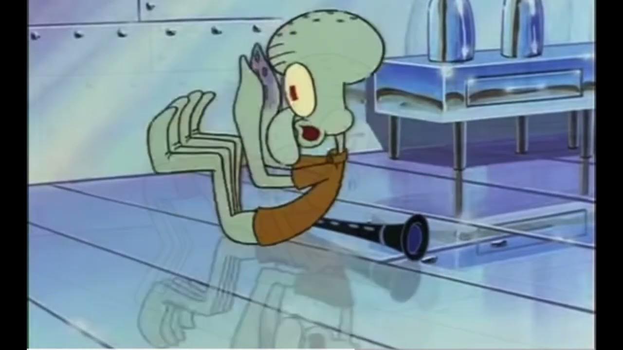 Squidward saying future over and over from SpongeBob - YouTube
