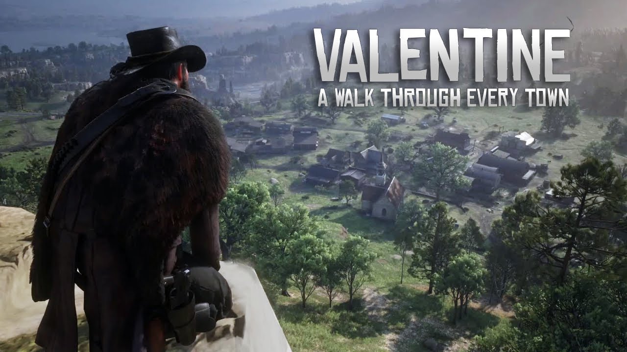 A Walk Through Valentine | Red Dead Redemption 2 | A Walk Through Every ...