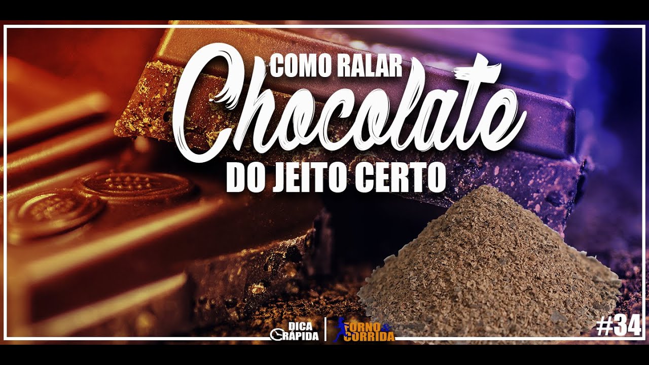 Como Ralar CHOCOLATE SEM DERRETER Para Decorar seus Doces - YouTube