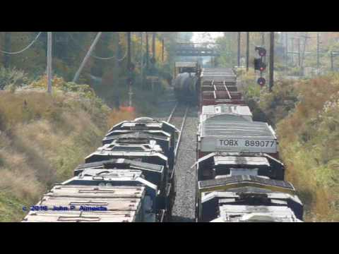CSX Q410 and Q409 CP Berry November 2 2016 - YouTube