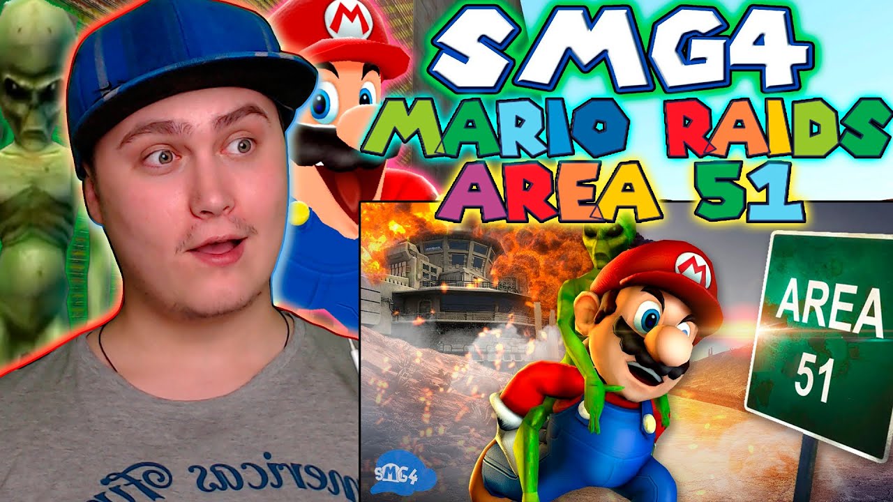 SMG4: Mario Raids Area 51 | Reaction | Toad Squad - YouTube