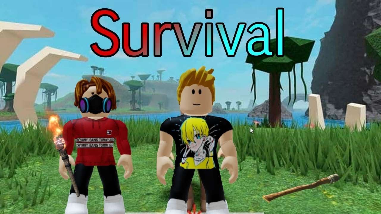 Играем в The Survival с daniska 2 часть построили деревню для ...