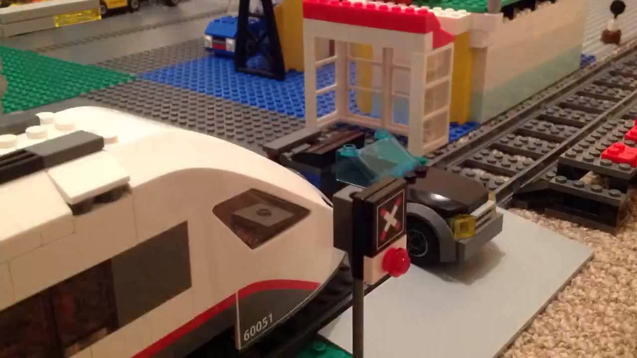 Lego car crash - YouTube