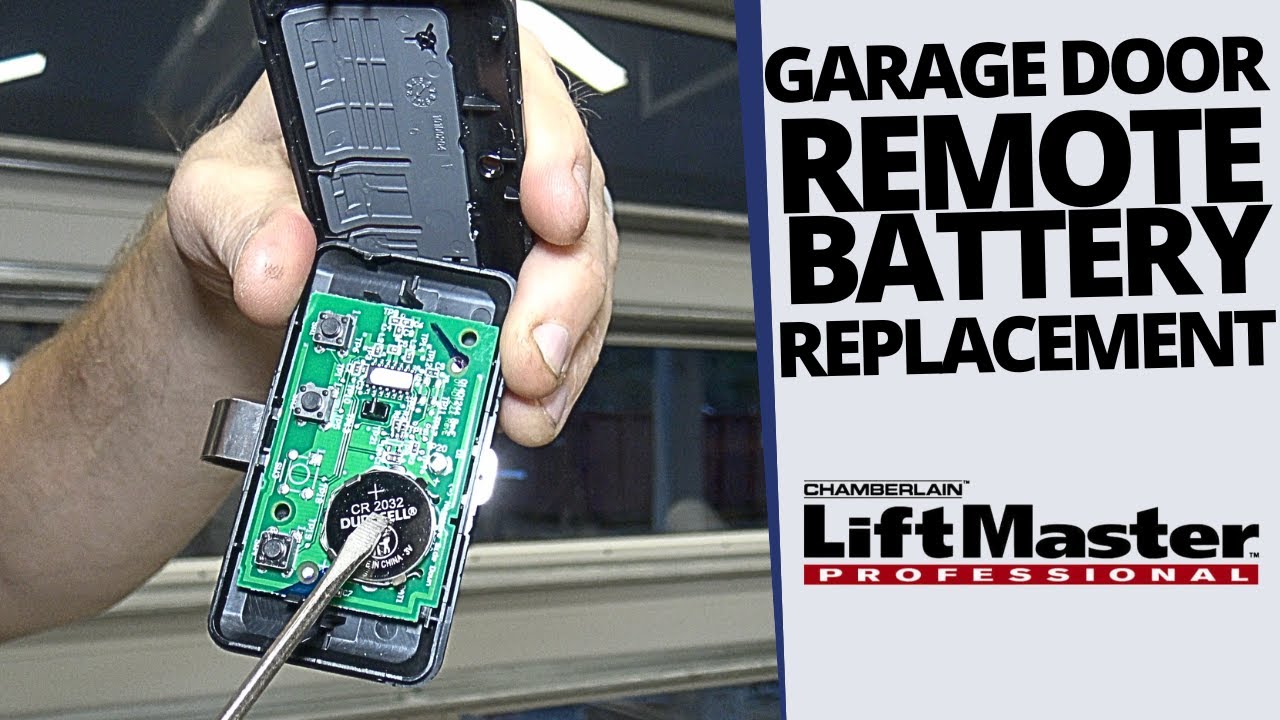 Chamberlain LiftMaster Garage Door Opener Battery Replacement for ...
