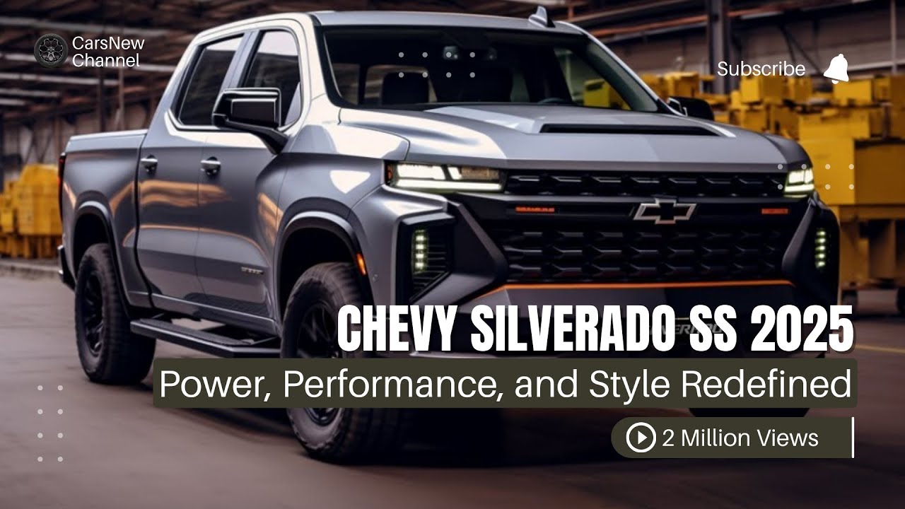 Chevy Silverado SS 2025 Official Reveal: Power, Performance, and Style ...