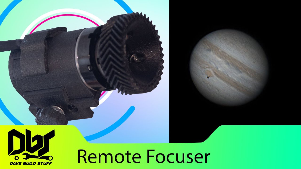 Harmonic Drive Electronic Focuser for Telescopes - 3D Printed - YouTube