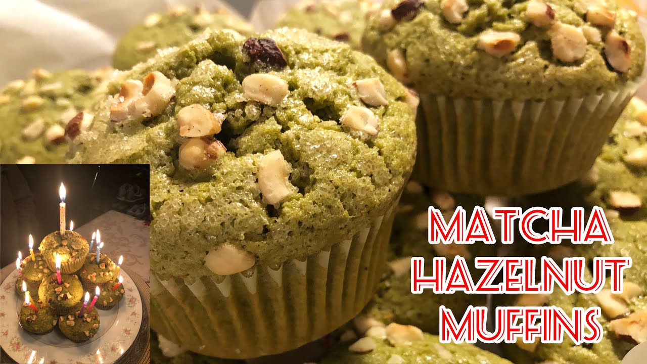 How To Make a Matcha Hazelnut Muffins | Matcha Hazelnut Muffins Recipe ...