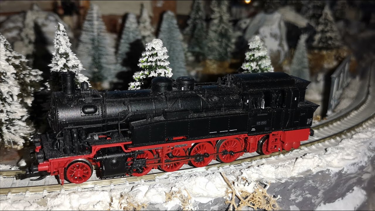TT - Modellbahn Winterlandschaft Weihnachtszeit - Modellbahnzeit - YouTube