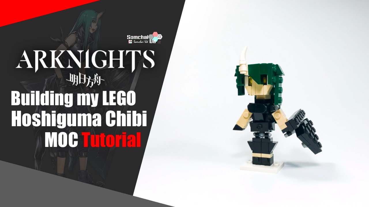 LEGO Arknights Hoshiguma Chibi MOC Tutorial | Somchai Ud - YouTube
