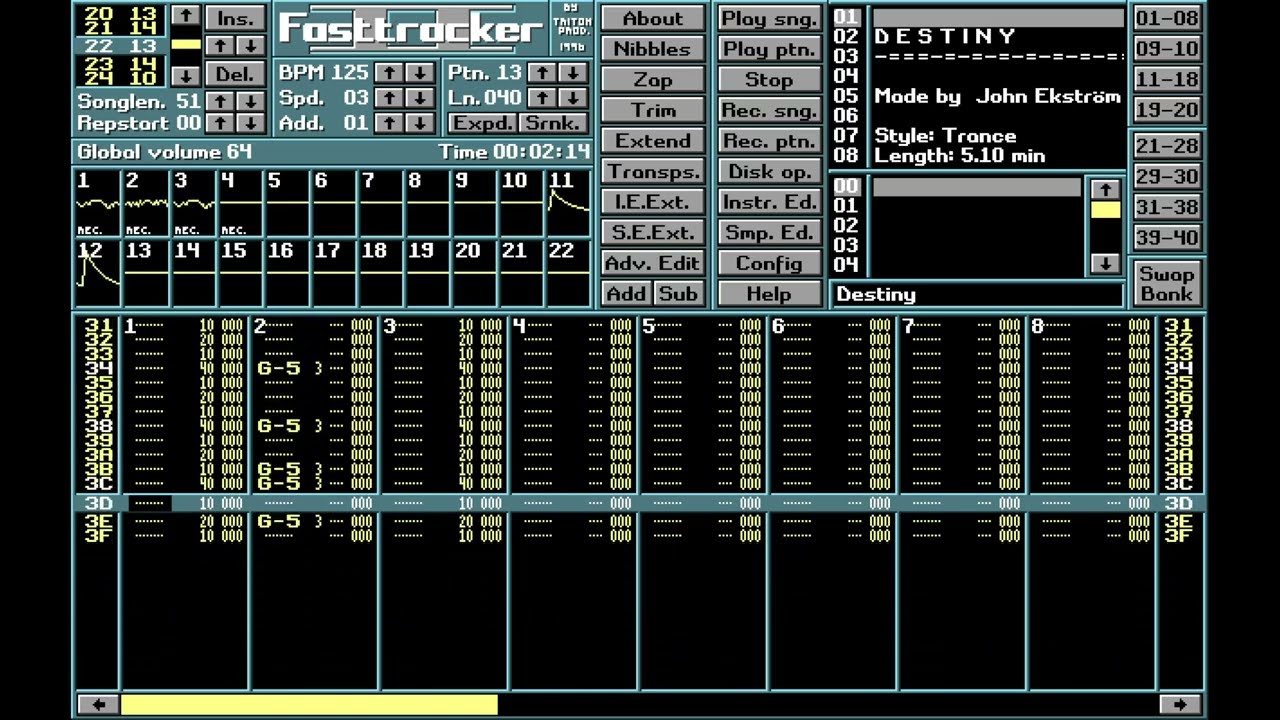 Northtribe - Destiny (FastTracker 2 - January 1998) - YouTube