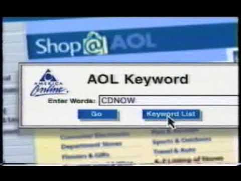 AOL holiday shopping ad with CDNOW branding - 1999 - YouTube
