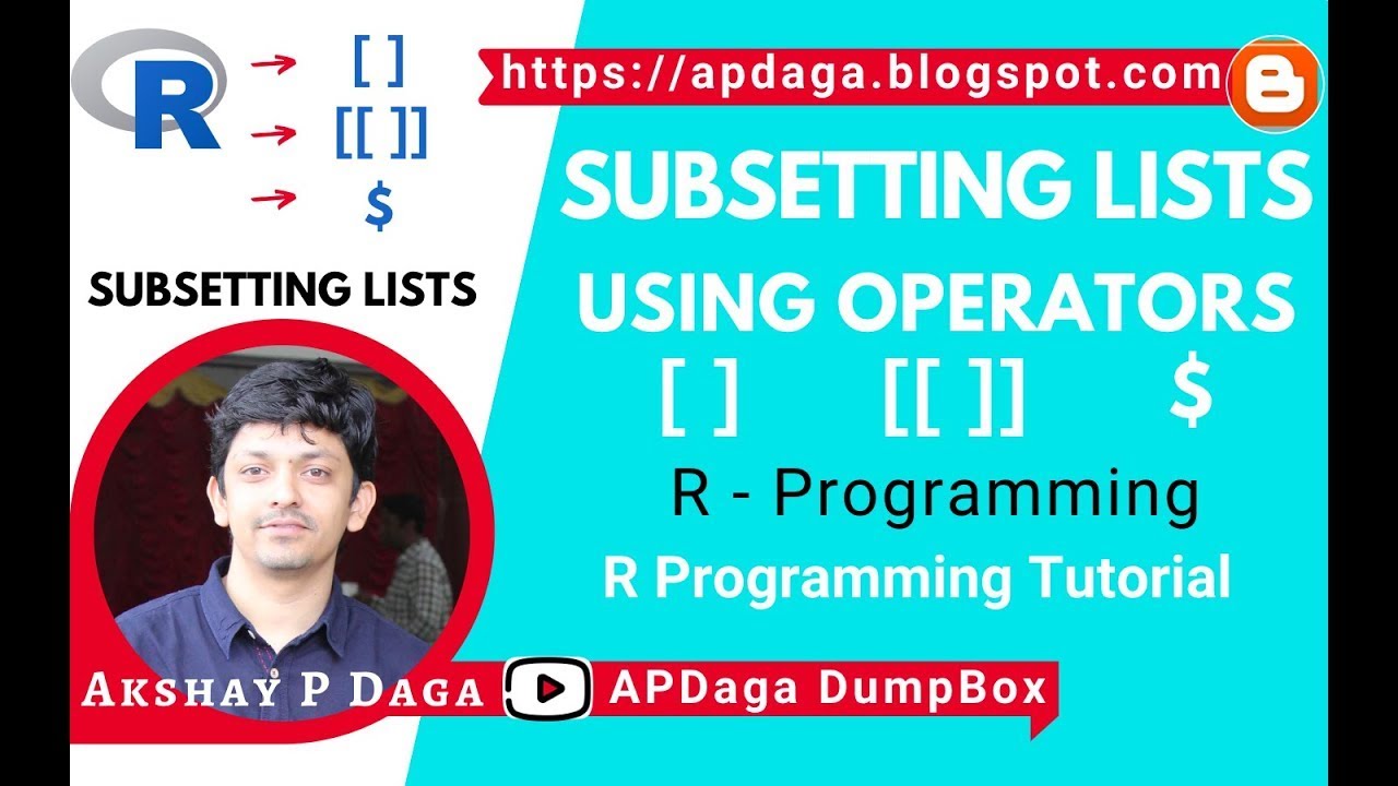 R 16 Subsetting Lists In R Programming Apdaga Dumpbox Youtube