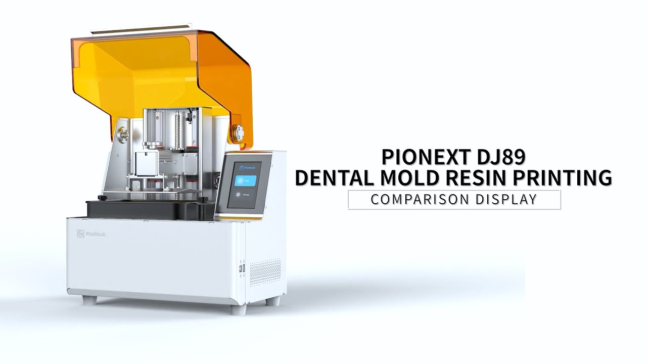 PIOCREAT PIONEXT-DJ89 DENTAL MOLD RESIN PRINTING COMPARISON DISPLAY ...