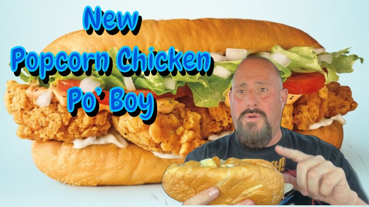 Sonic New Popcorn Chicken Po’ Boy Review : Food Review - YouTube