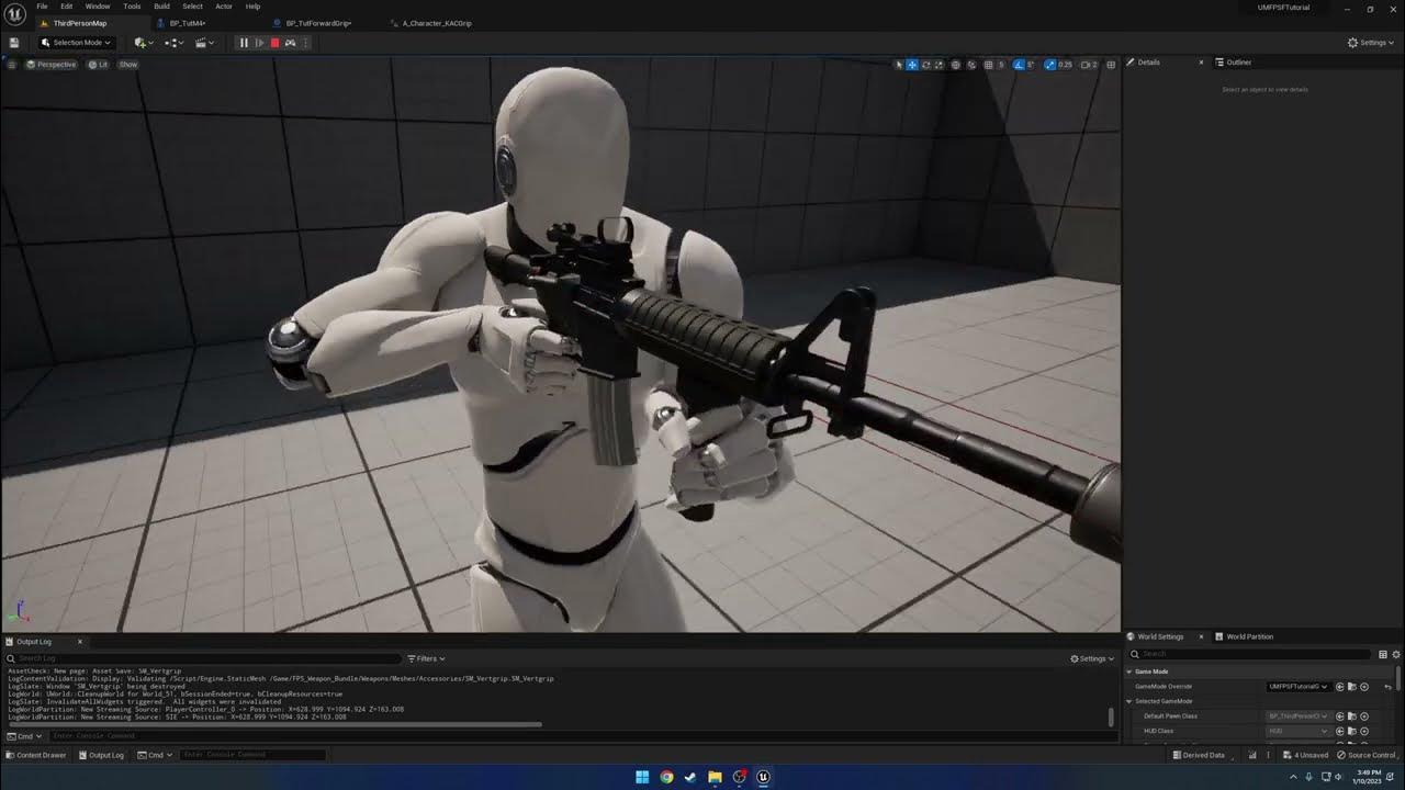 Ultimate M FPS Framework #6: Setup Forward Grip - YouTube