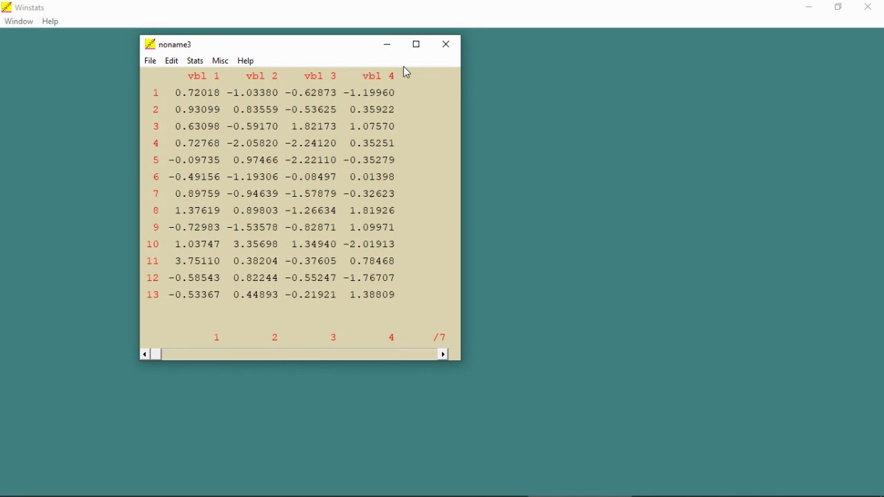 Uso general de WINSTATS - YouTube