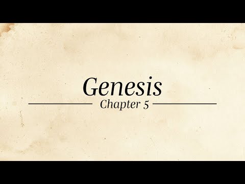 The Book of Genesis - Chapter 5 - YouTube