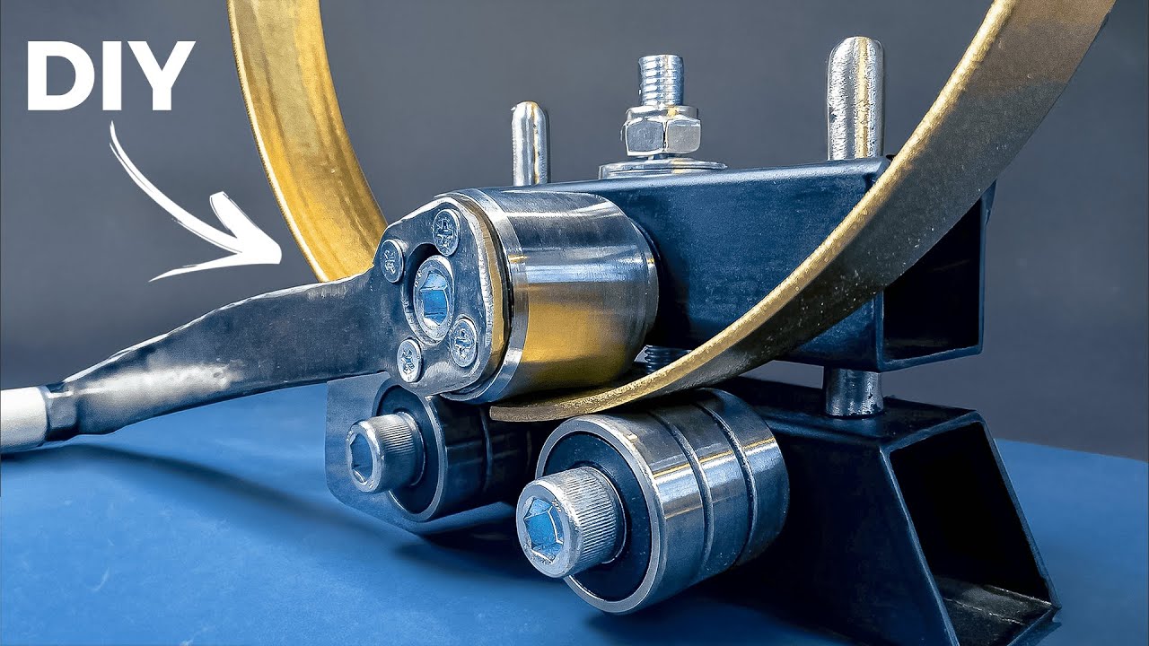 DIY Simple Roller Bender - Homemade Metal Bender - YouTube