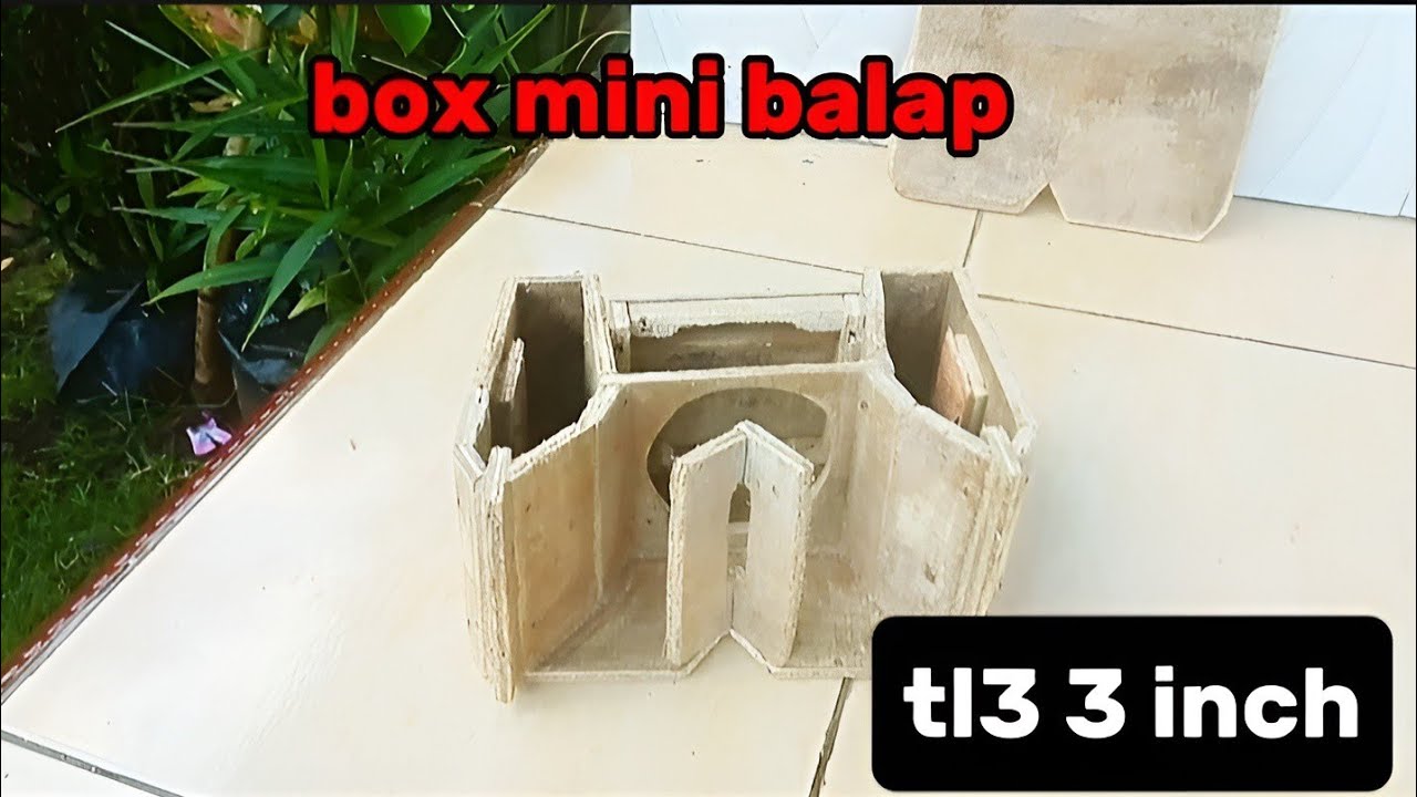 Cara membuat box tl3 3 inch || miniatur tl3 - YouTube