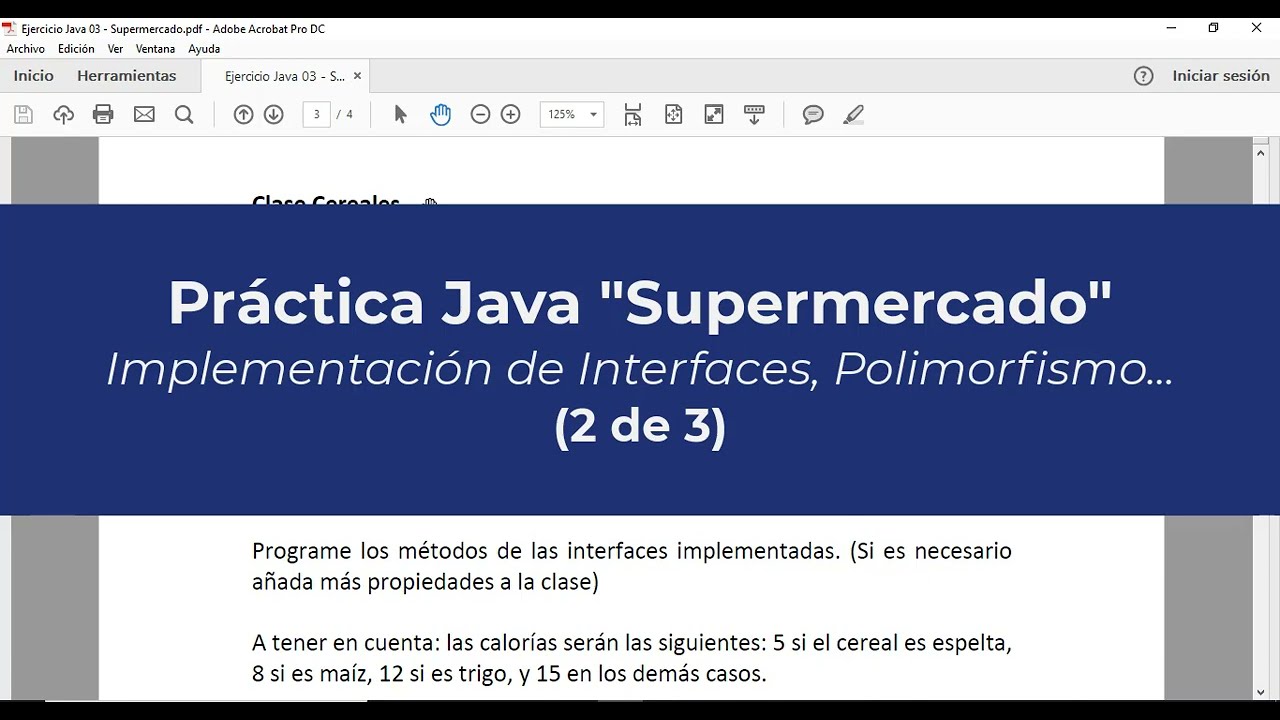 Ejercicio Java. "Supermercado" (2 de 3) - Práctica con Interfaces Java ...