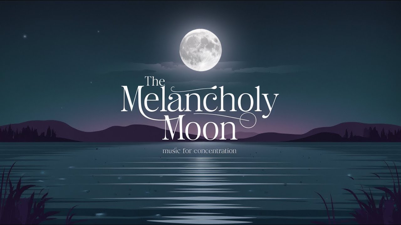The Melancholy Moon: Music for Concentration - YouTube