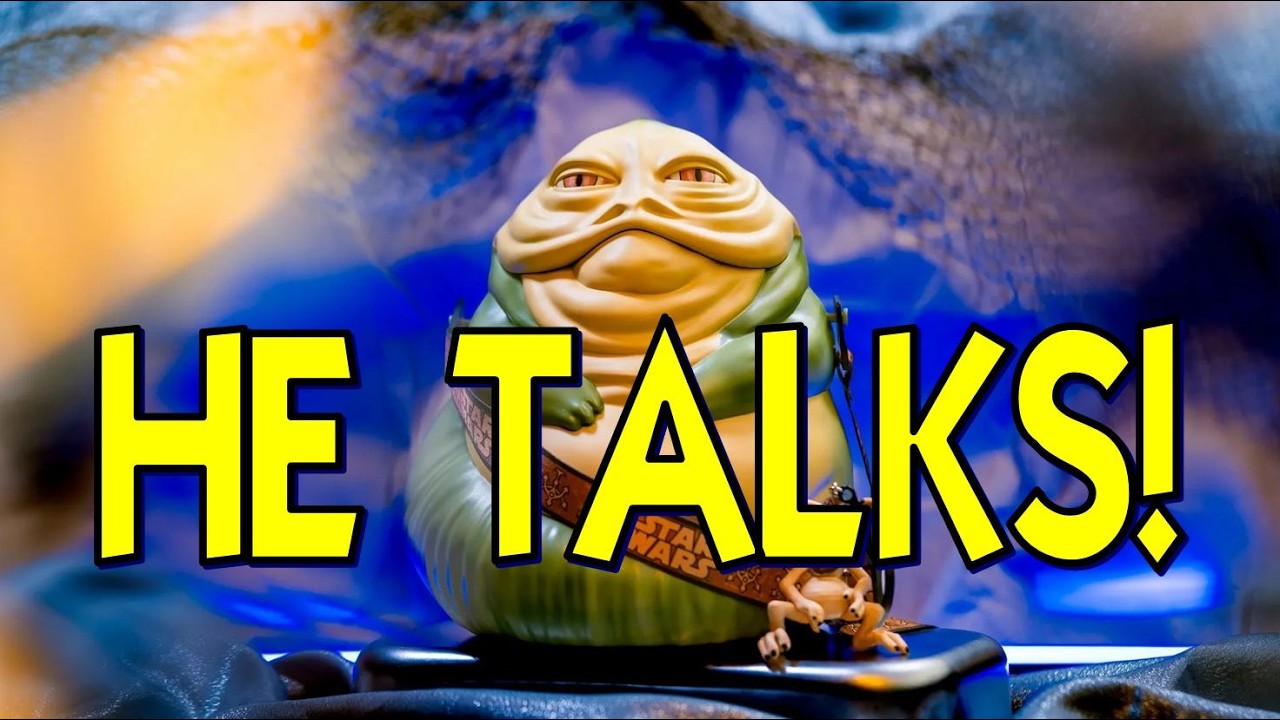This Jabba the Hutt Popcorn Bucket TALKS! | Disney Star Wars - YouTube