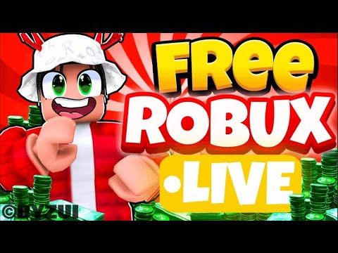 🔴FREE 50,000 ROBUX GIVEAWAY LIVE! (FREE ROBUX ROBLOX) - YouTube